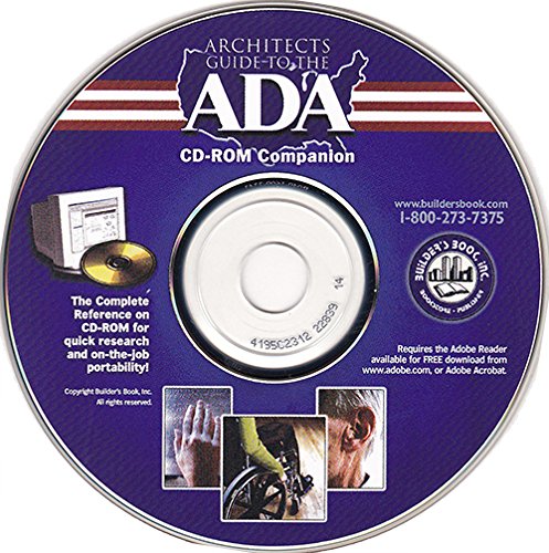 Architects Guide To The ADA CD-ROM ONLY: Builders Book Inc ...