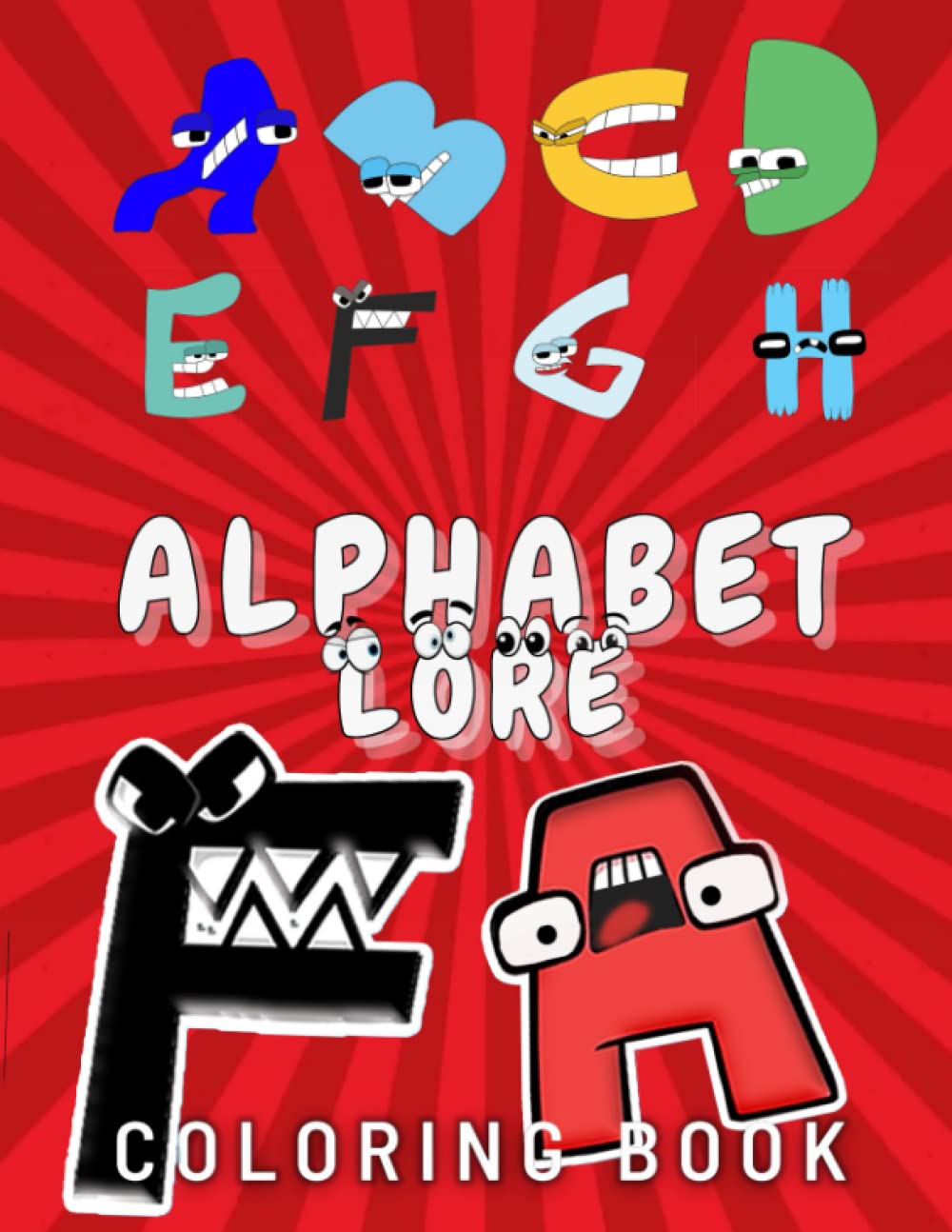Buy Alphabet Lore Coloring Book: Alphabet Lore Coloring Pages for Boys ...