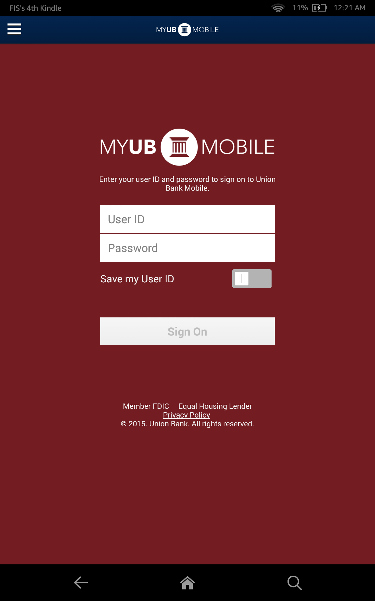 Union Bank Mobile - App on Amazon Appstore