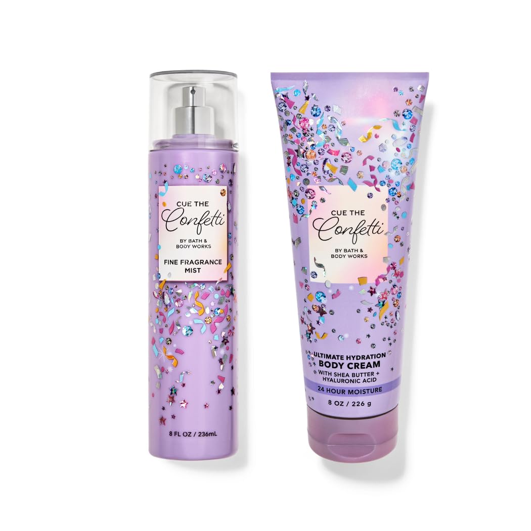 Amazon.com: Bath & Body Cue The Confetti Set de regalo – Spray de ...