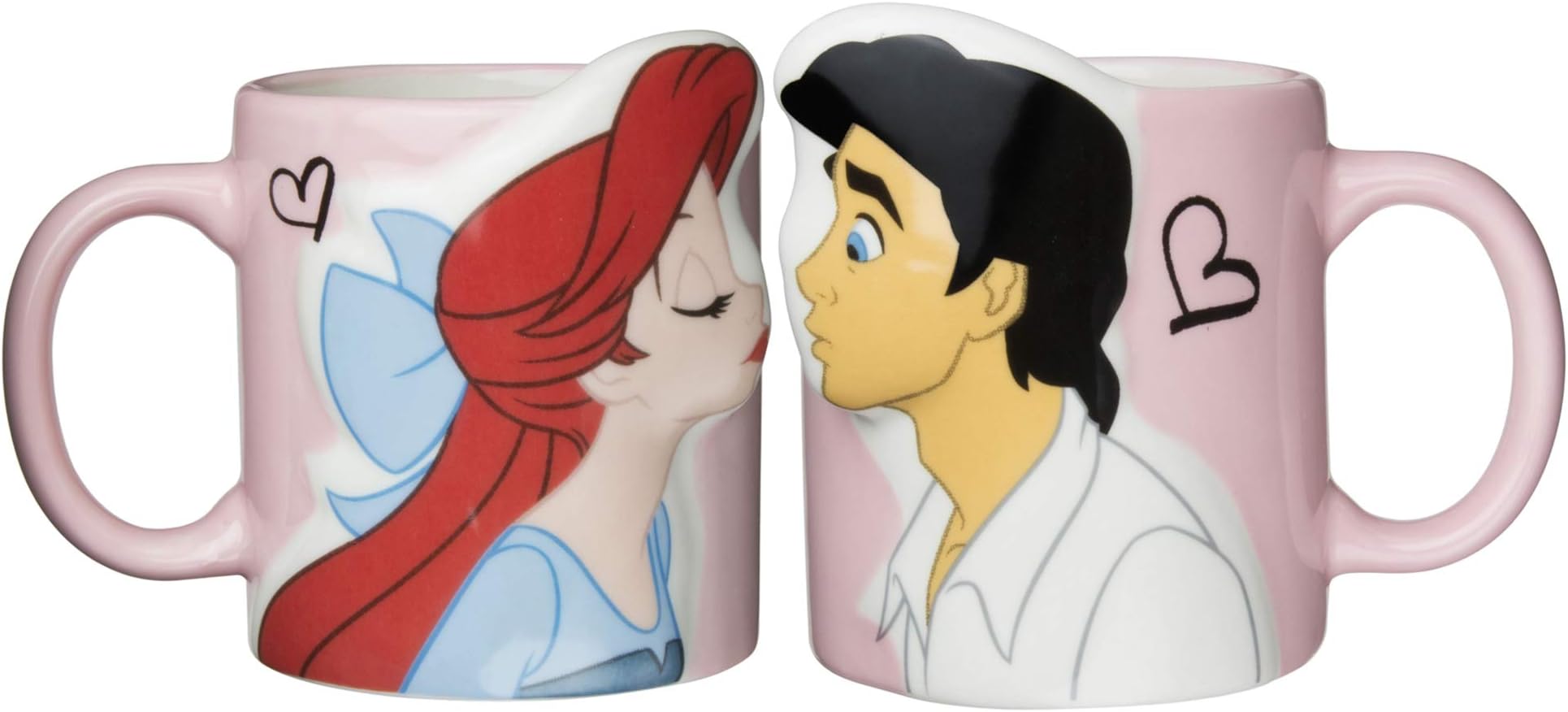 Amazon.com: Sunart Disney Little Mermaid Ariel & Prince Eric Kiss Pair ...