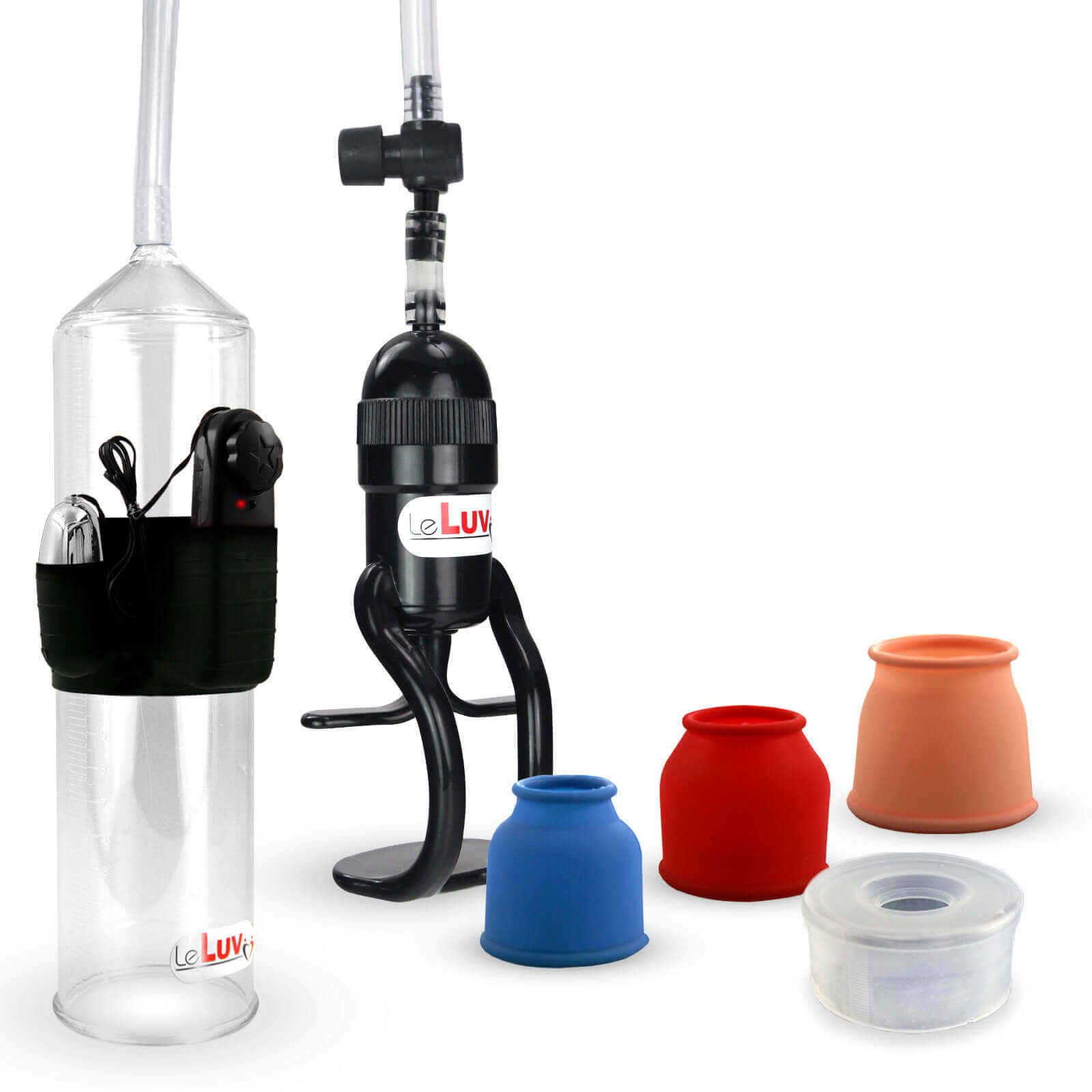 Snapklik.com : LeLuv Vacuum Pump Vibrating Male Enhancement Bundle