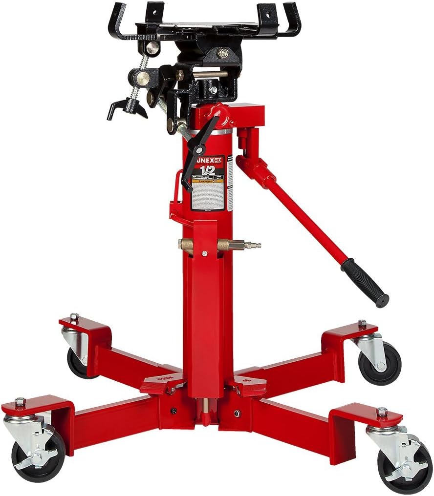 Sunex 7796 1000-Pound Air and Hydraulic Telescopic Transmission Jack ...