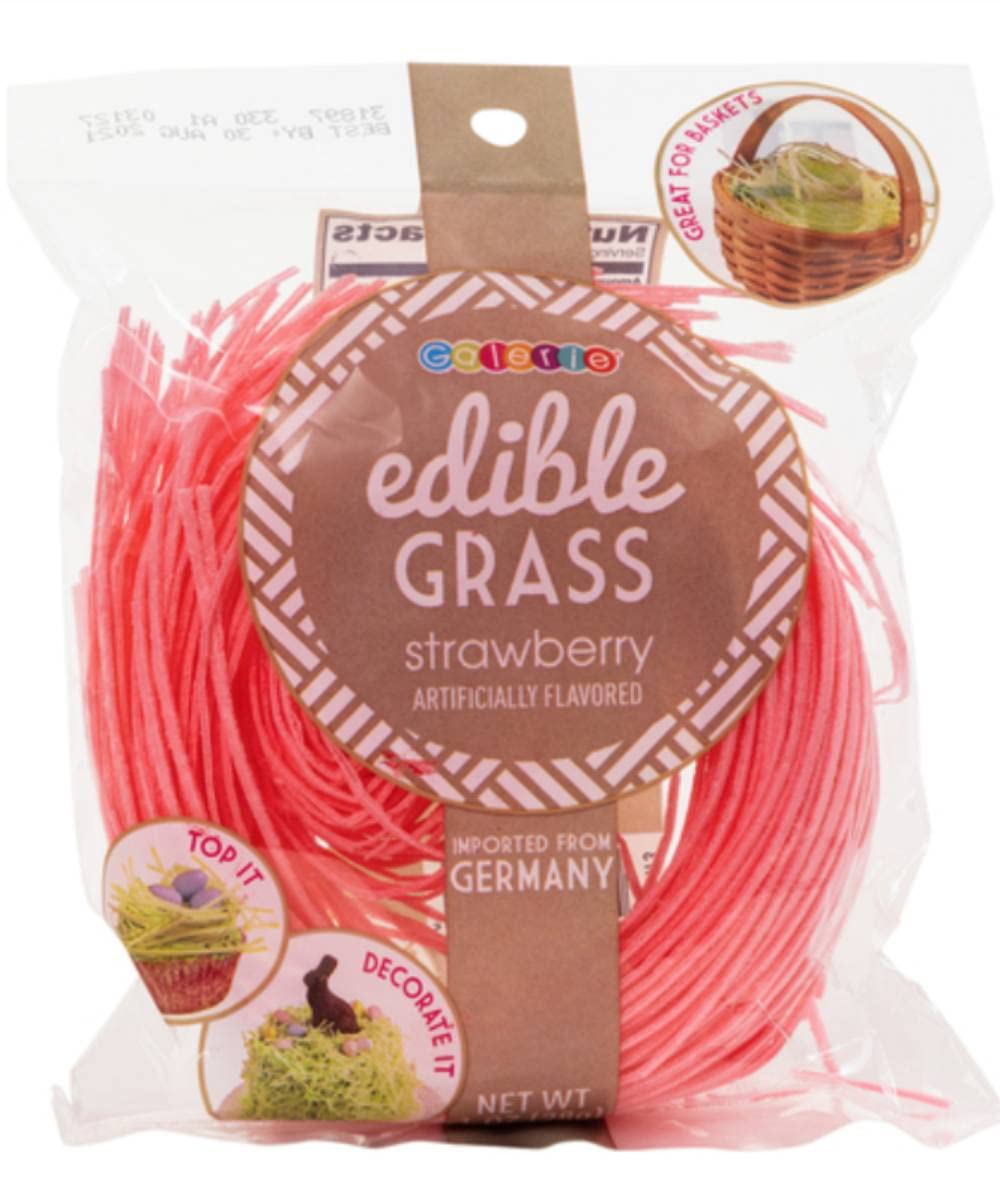 Amazon.com : Grandys Candys Edible Easter Grass- Green Apple, Blueberry ...