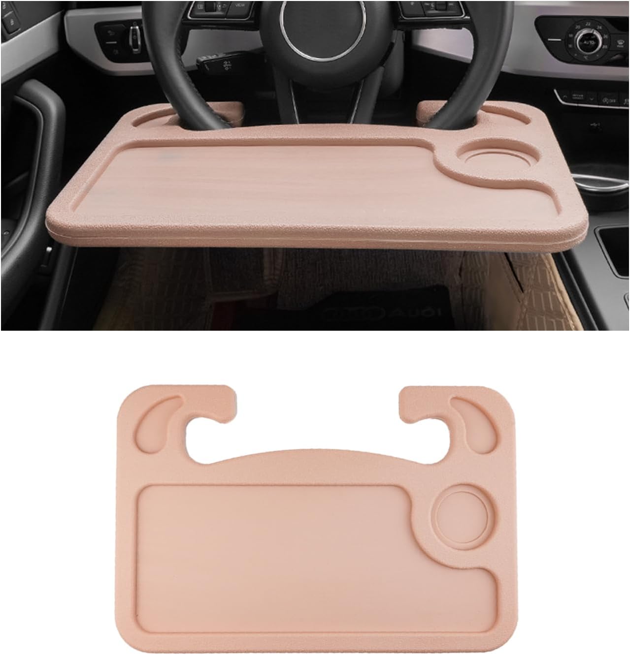 Amazon.com: Ohleats 2 in 1 Car Steering Wheel Desk, Hook On Auto ...