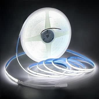 Amazon.com: Aclorol 50FT COB Led Rope Light 6000K 24V Flexible COB Led ...