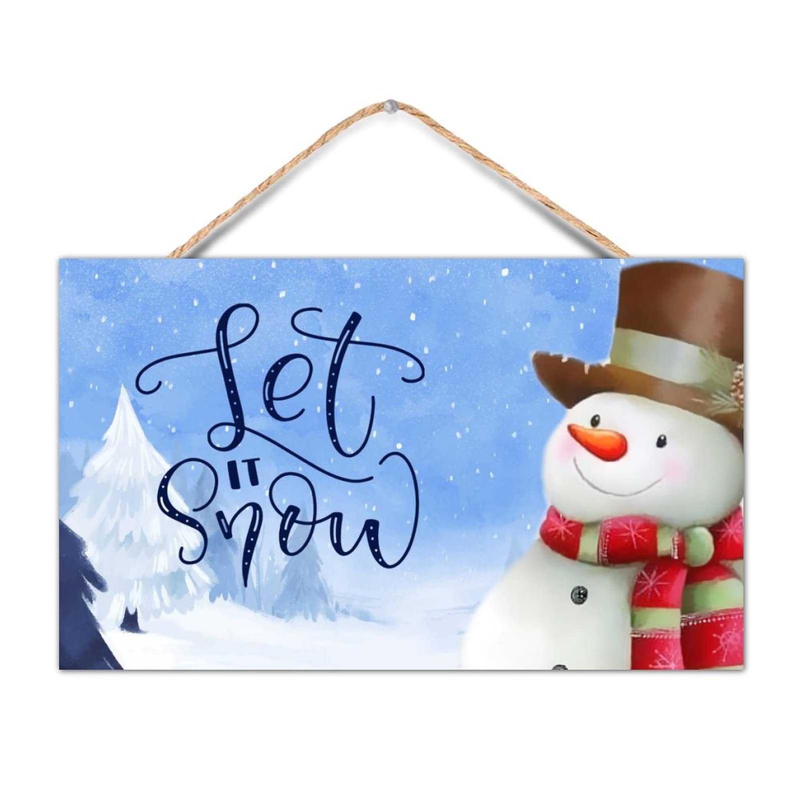 Let It Snow Outdoor Sign