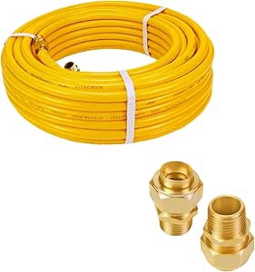 Amazon.com: Kinchoix 100ft 1/2'' Gas Tubing Pipe Kit Flexible ...