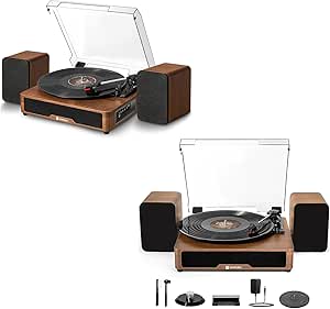 Amazon.com: Vangoa Vinyl Record Player with Speakers : Electronics