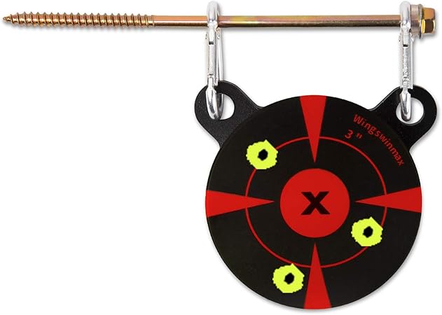 wingswinmax Hanging Target 1/5" Thick 1" Air Gun Target with Slpatter ...