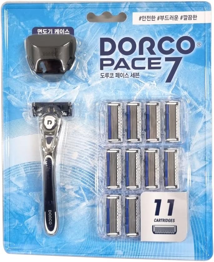 Amazon.com: Dorco Pace 7 - Shaving Razor System for Men with Seven ...