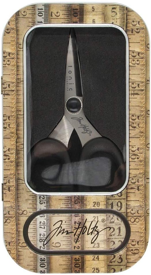 Amazon.com: Tim Holtz Small Titanium Scissors - 7 Inch Mini Snips with ...