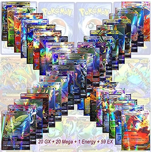 Buy 100 Various Vmax Pokemon Pack,No Duplication - 60 Piece V Cards+40 ...