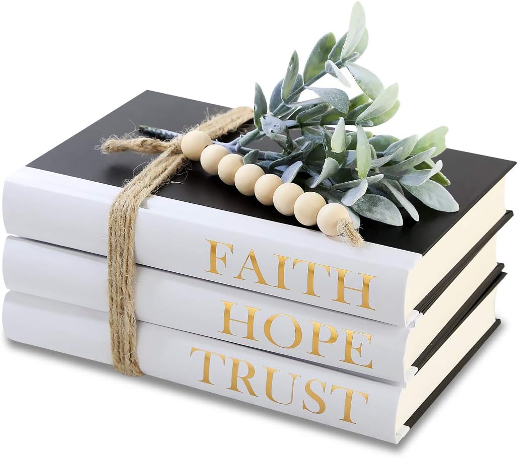 Amazon.com: Wooden Decorative Books for Your Home Sweet Home ...