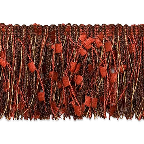 Expo International Ric-Rac Patch Cut Fringe Trim, 10 yd., Chocolate ...