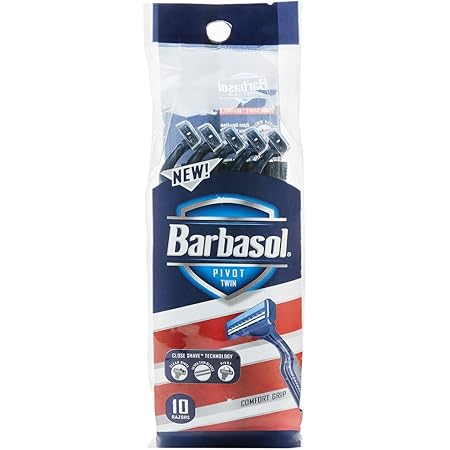 Amazon.com: Barbasol Ultra 3 Premium Disposable Razor, 4 Count : Beauty ...