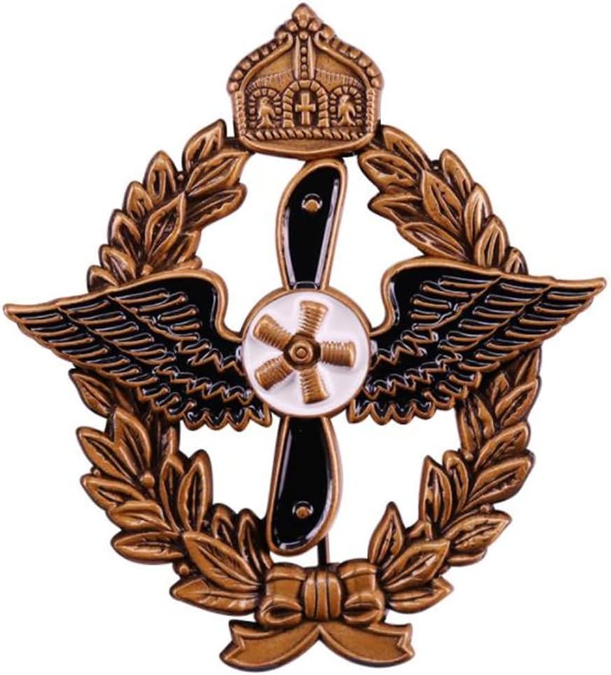 Deutsche schwarze Flügel Propeller Emaille Pins WW2 Militärbroschen ...