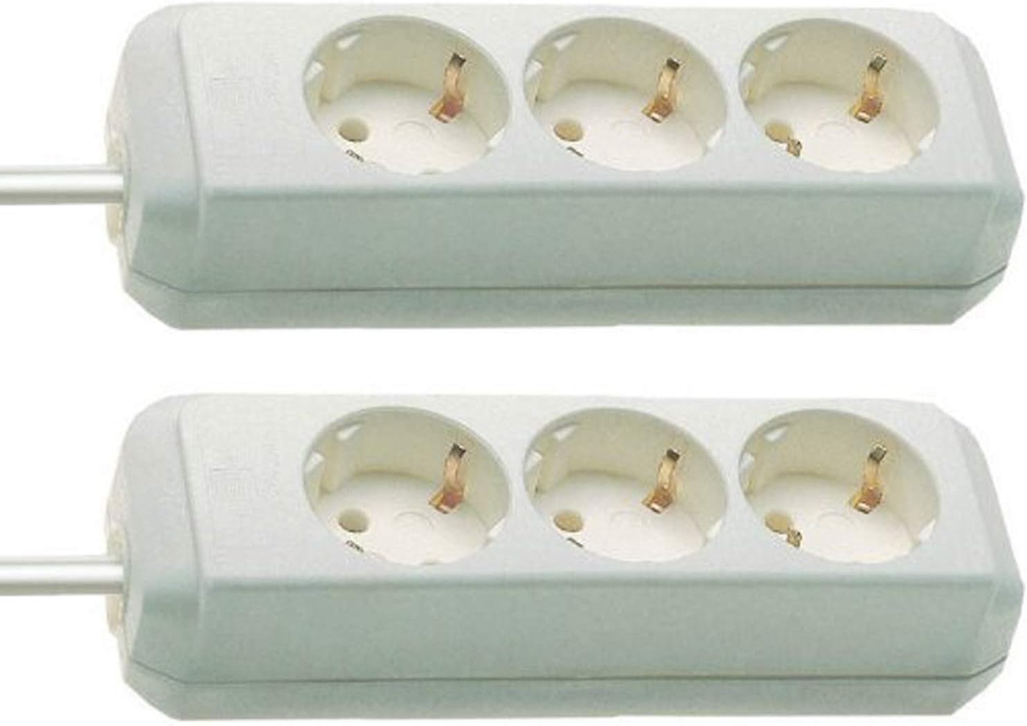 Brennenstuhl Eco-Line, Steckdosenleiste 3-Fach (Mehrfachsteckdose mit ...