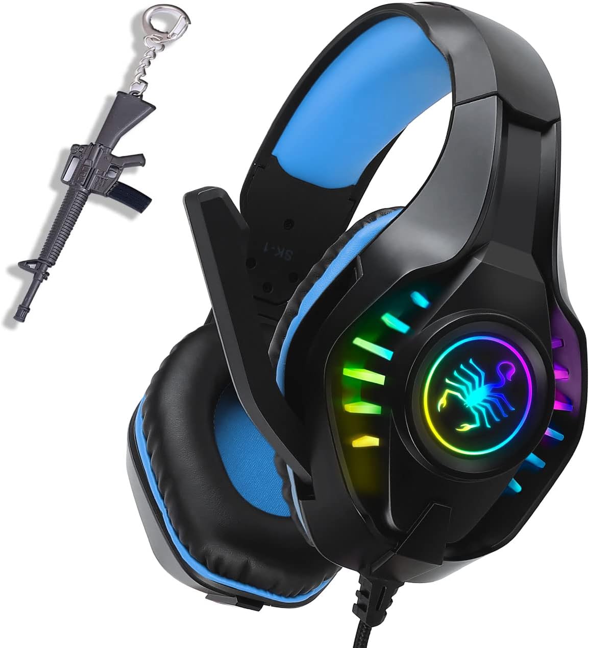 Amazon.com: YOUXU Gaming Headset for New Xbox One PS4 PC Laptop Tablet ...