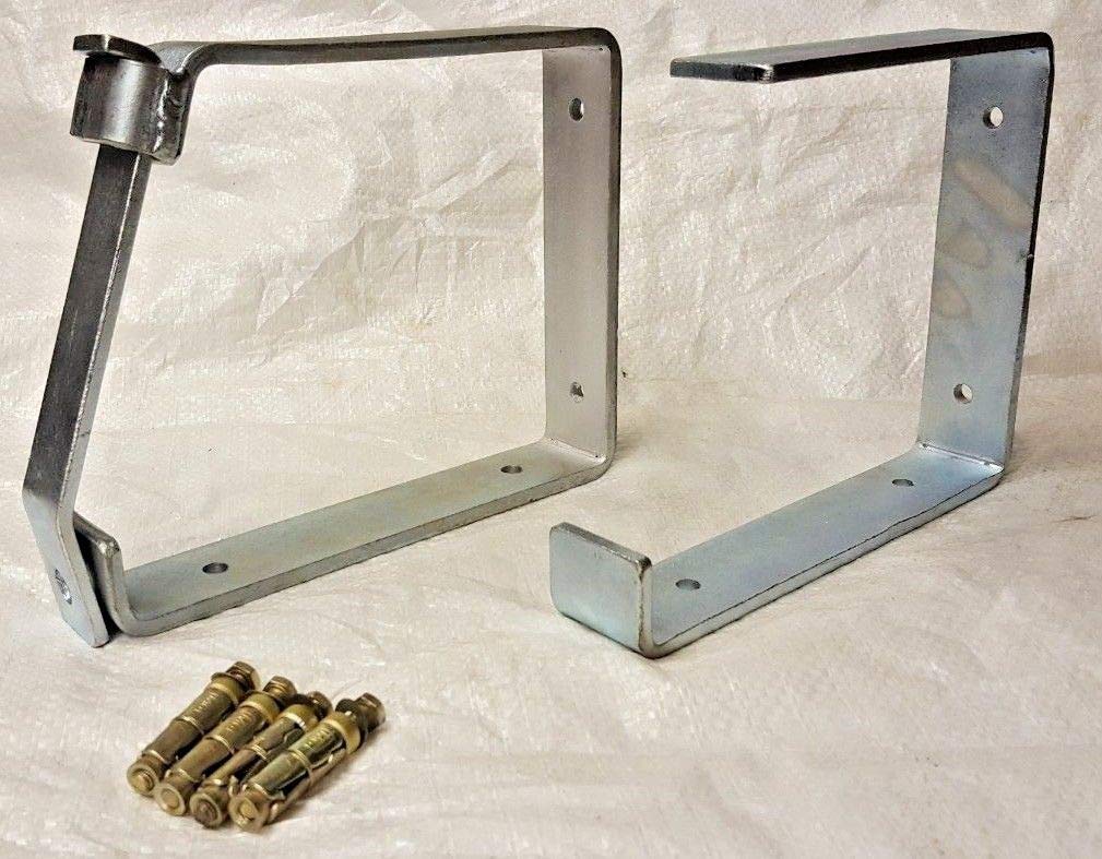 LOCKABLE LADDER BIKE STORAGE BRACKETS RACKS HOOKS Inc. WALL BOLTS HEAVY ...