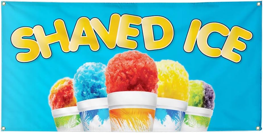 Outdoor Weatherproof Vinyl Banner - Shaved Ice Food Nepal | Ubuy