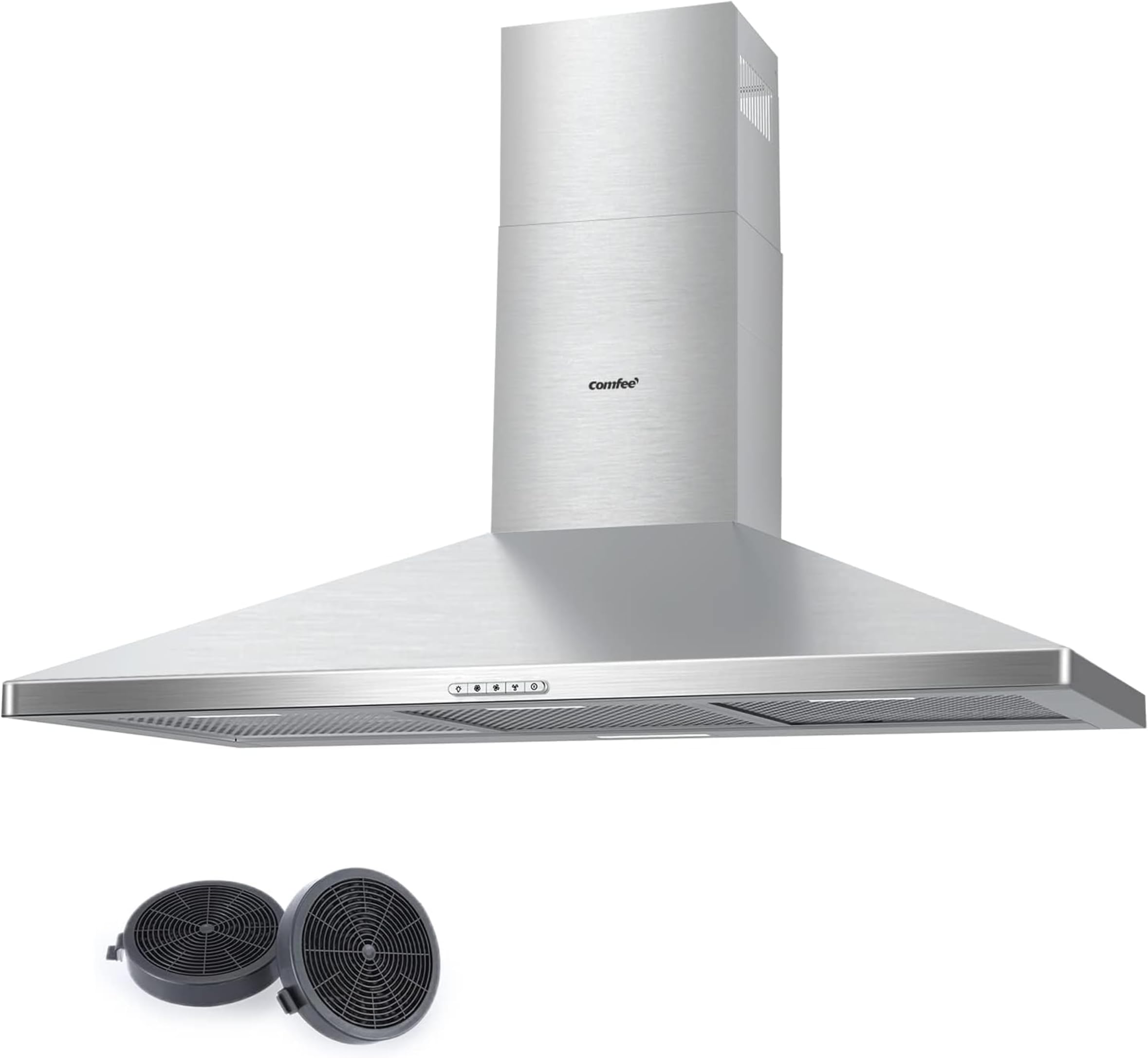 Cookology CH100SS A Energy 100cm Extractor Fan | Wall-Mounted Stainless ...