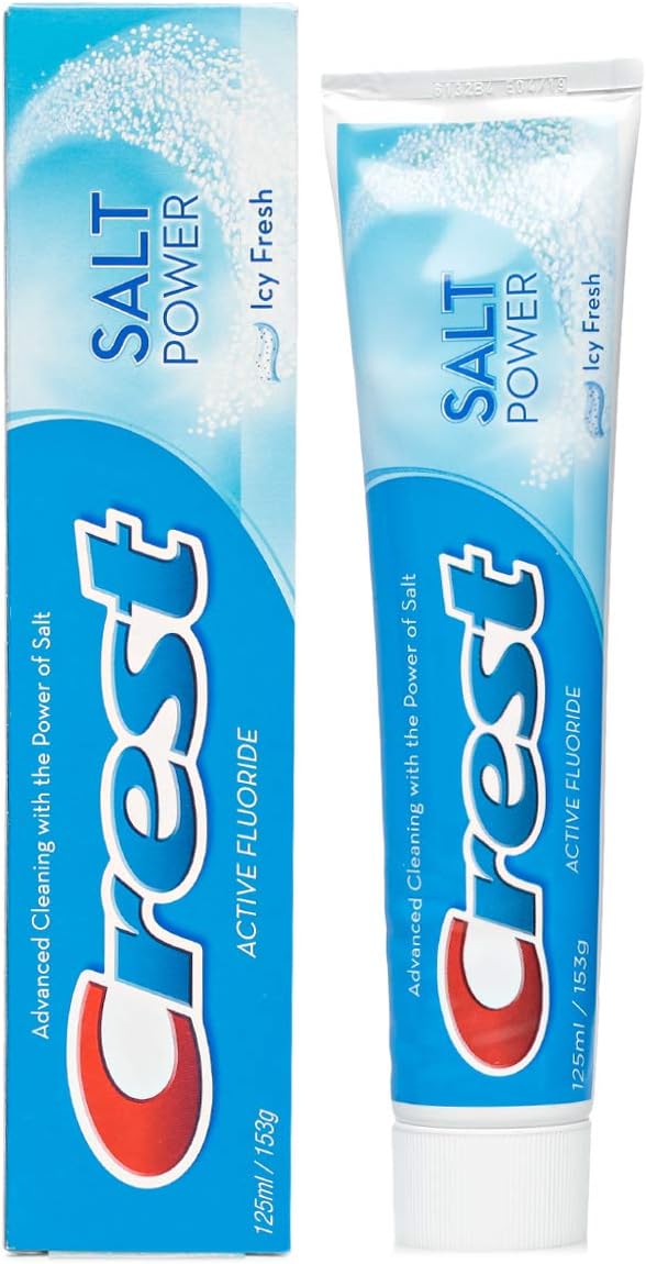 Crest Active Fluoride Salt Power Icy Fresh Toothpaste, 125 Ml : Buy ...