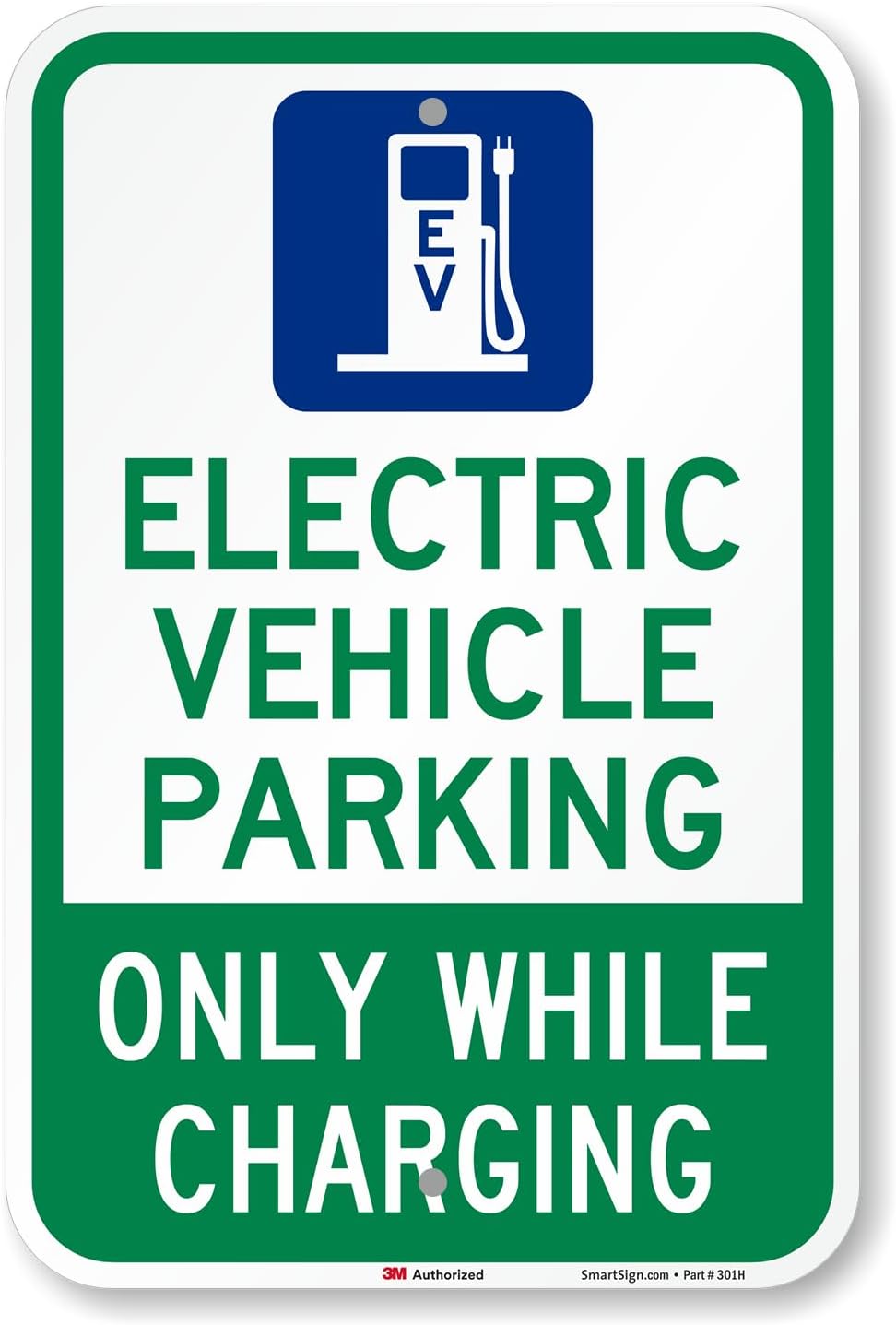 Amazon.com: SmartSign 18 x 12 inch “Electric Vehicle Parking - Only ...