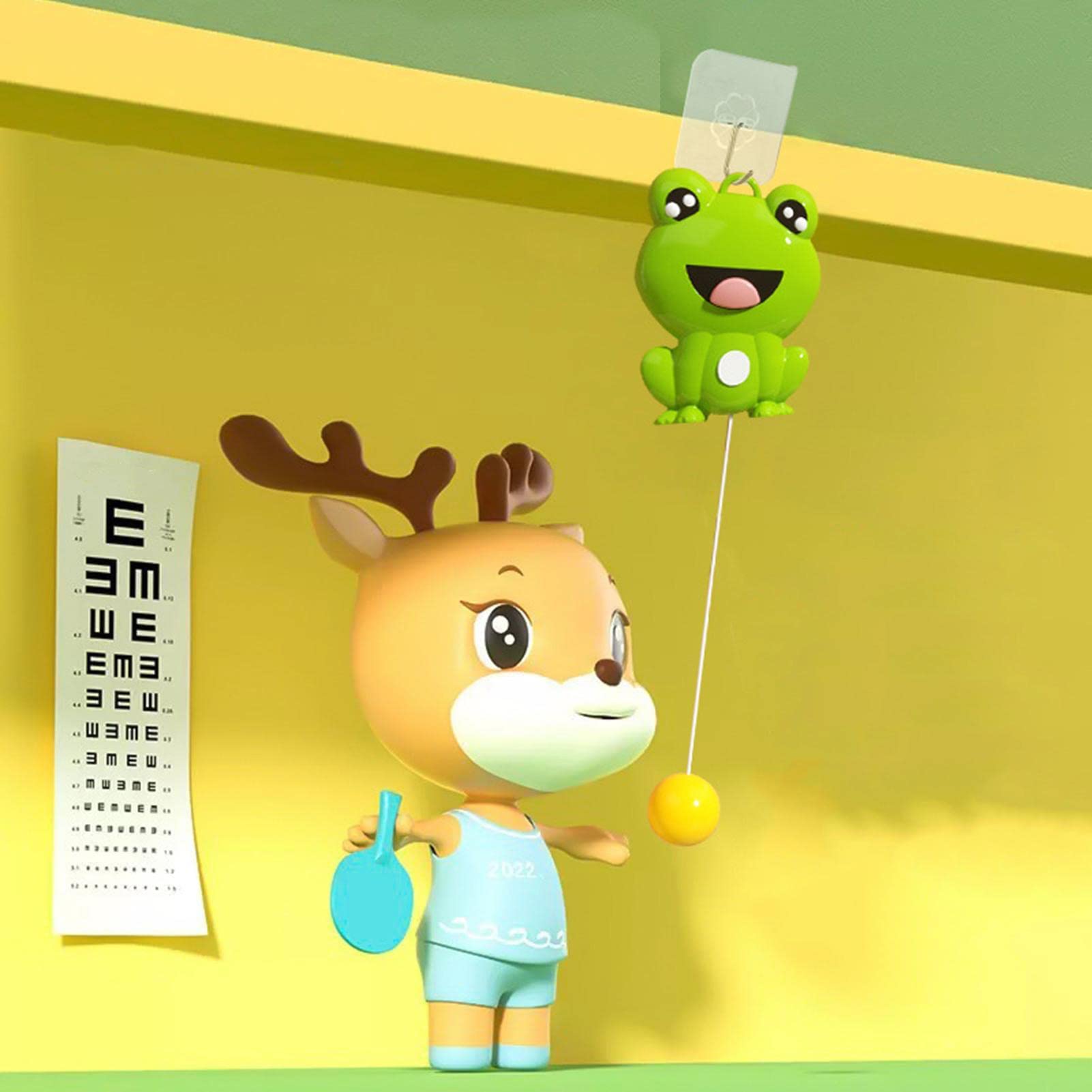 Door Ping Pong Frog Pong Game Hanging Table Tennis Door Trainer - Frog ...