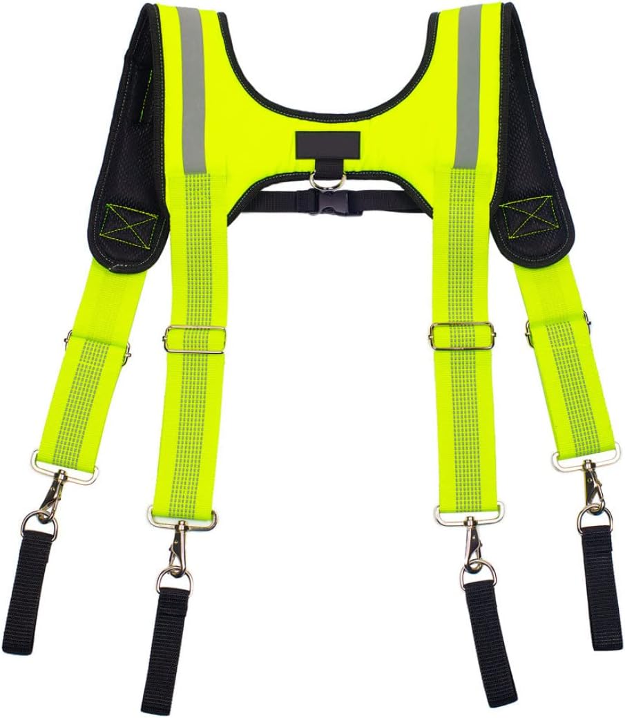 Tool Belt Braces Adjustable Work Suspension Rig with Pencil Slots for ...