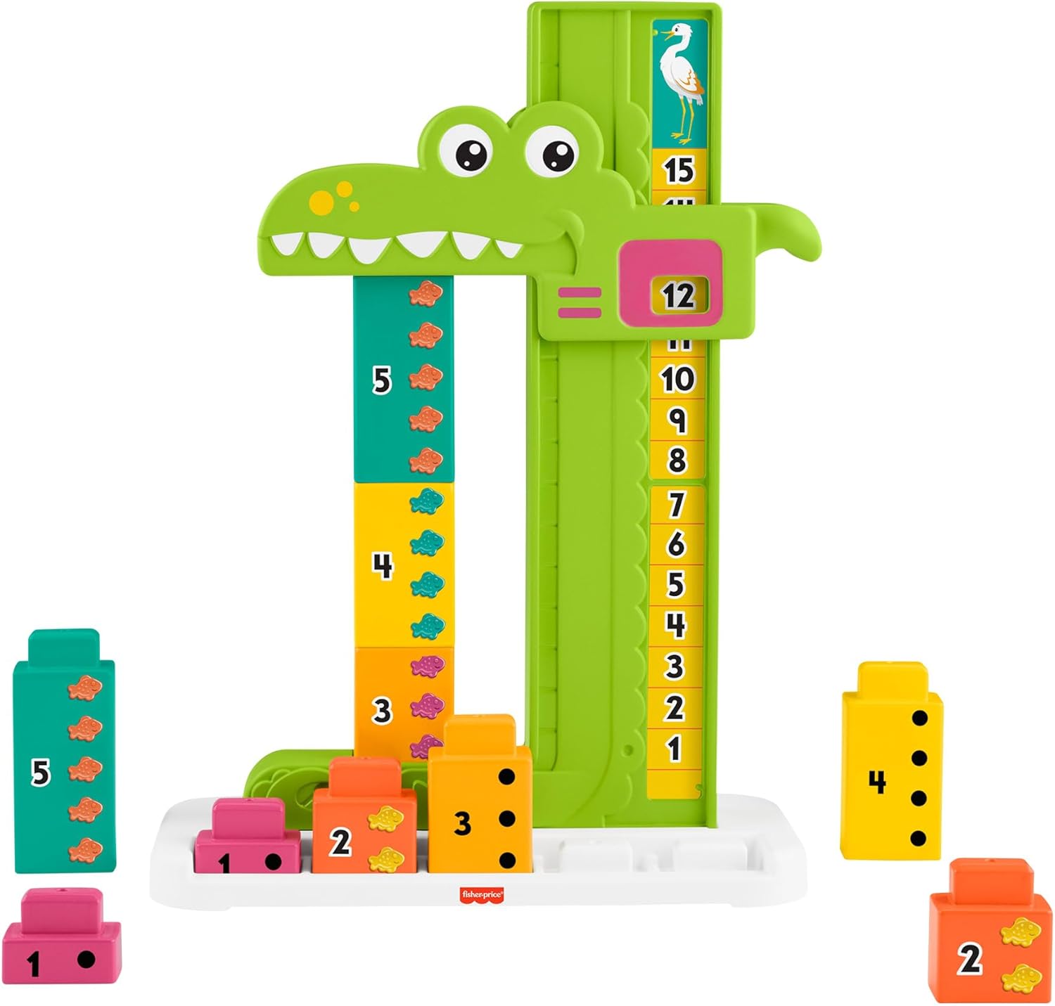 Amazon.com: Fisher-Price Preschool Learning Toy Adding Alligator ...