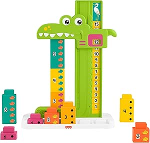 Amazon.com: Fisher-Price Preschool Learning Toy Adding Alligator ...