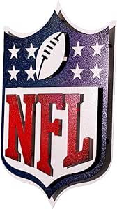Amazon.com: Hex Head NFL Shield | 3D Vintage Metal Wall Art | Hand ...