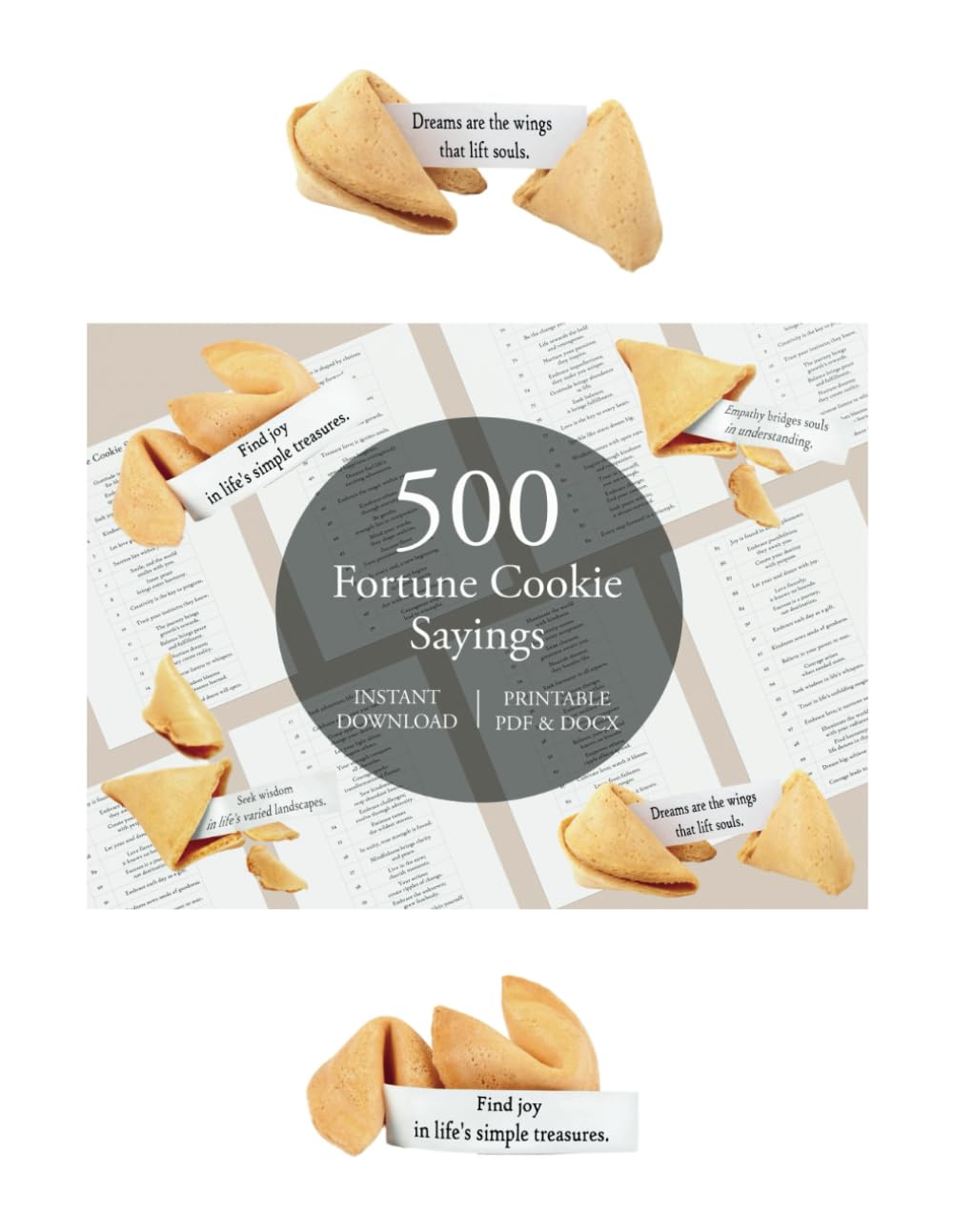 Fortune Cookie Messages Printable