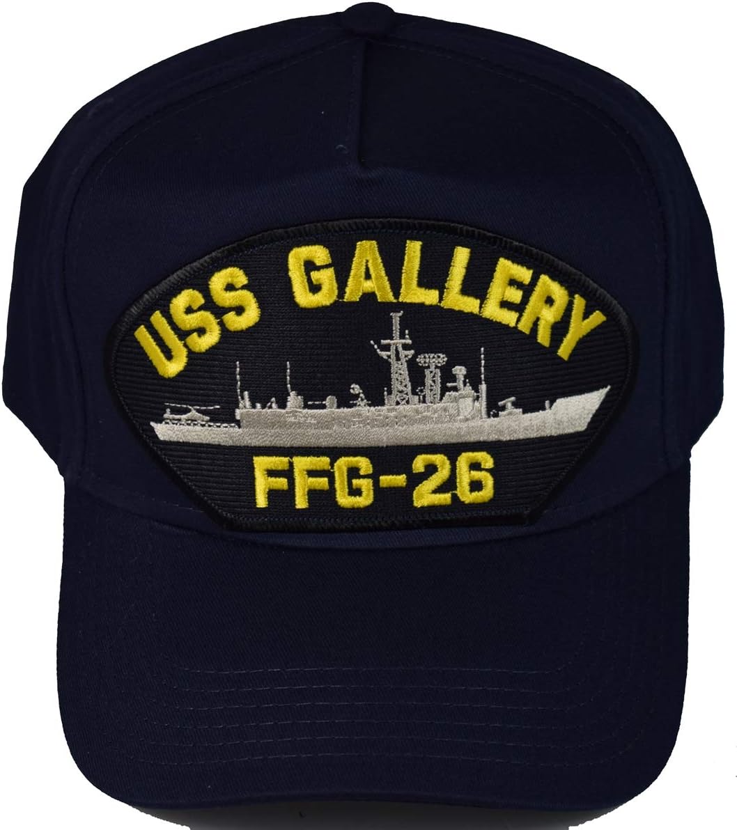 USS Gallery FFG-26 Ship HAT - Navy Blue - Veteran Owned Business at ...