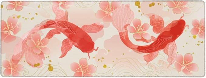Amazon.com: Koi Fish Mouse Pad, Waterproof Extended Large Gaming ...