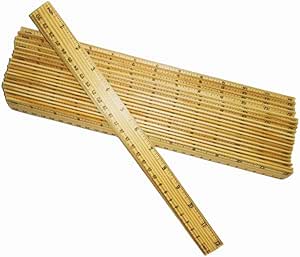 Amazon.com : 20 Pack Wooden Ruler 12 Inch Rulers Bulk Wood Measuring ...