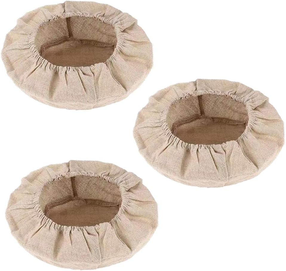 Amazon.com: 6Pcs Bread Proofing Basket Cloth Liner 3 Pieces Oval and 3 ...