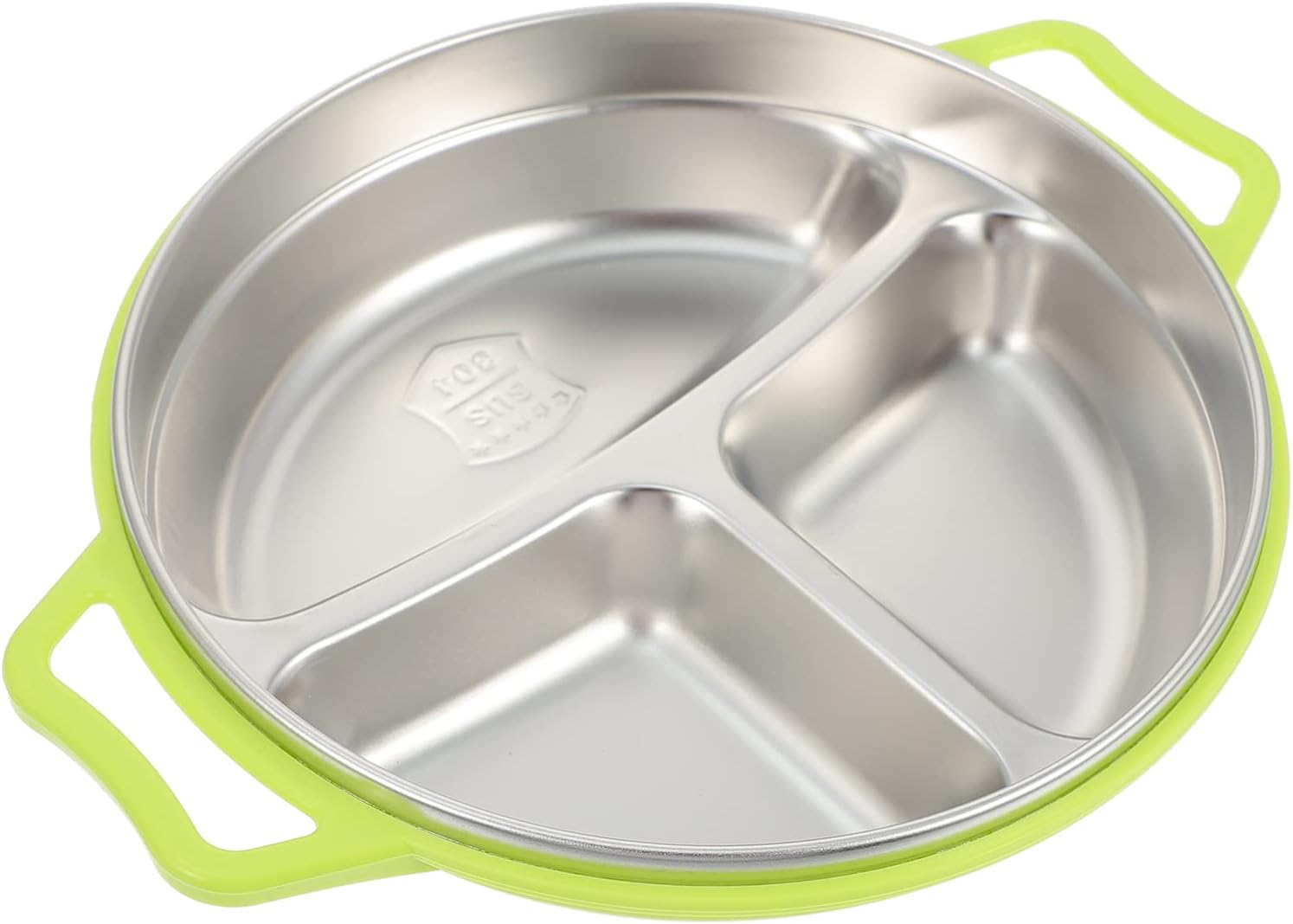Amazon.com: LIFKOME Stainless Steel Divided Plate for Toddlers, 3 ...