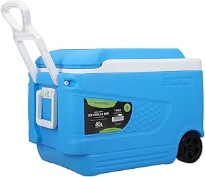 ROYALFORD Ice Cooler Box 45L Camping Picnic Insulated Food Container ...
