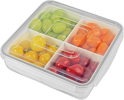 Amazon.com: Rtteri 2 Sets Salad Bar Containers Salad Storage Containers ...