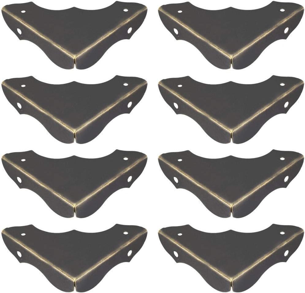 Amazon.com : uxcell Metal Box Corner Protectors Edge Guard Protector ...