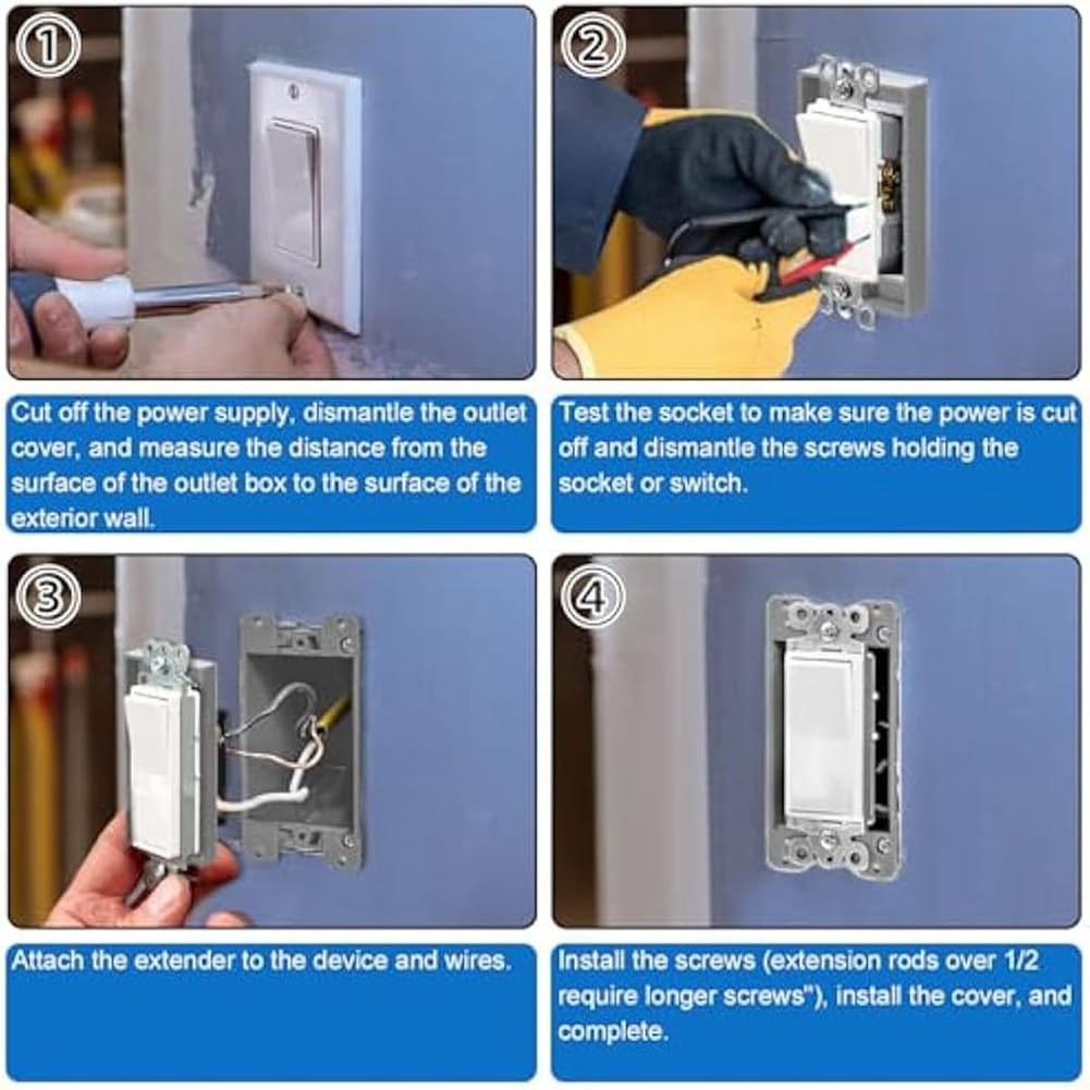 Ceiling Fan Electrical Box Extender Sizes Outlet Extender By Outlet