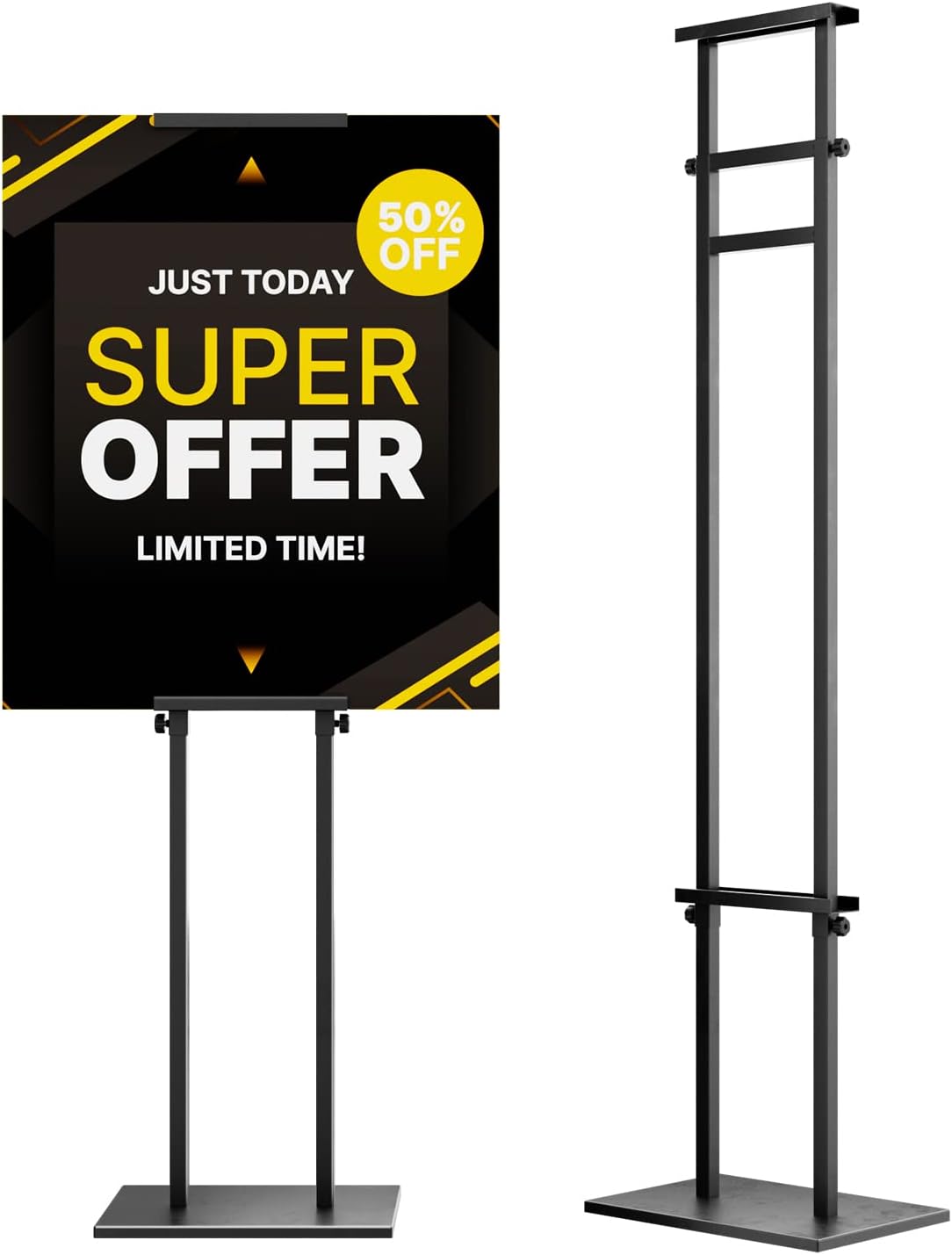 Amazon.com: Signworld Heavy Duty Floor Standing Poster Display Stand ...