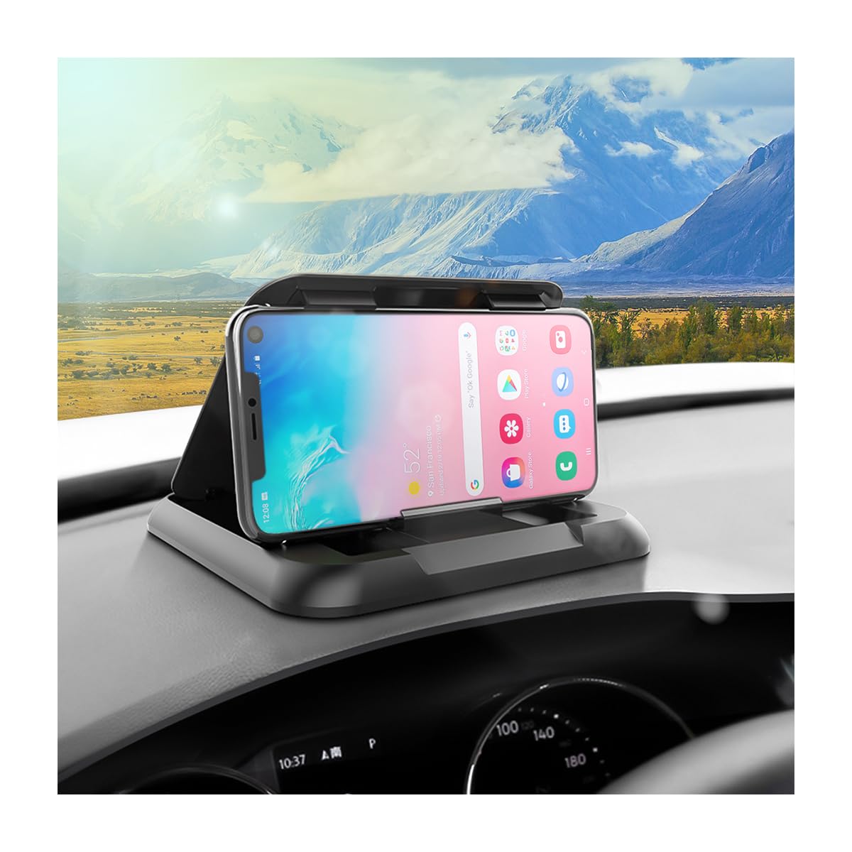JNNJ Silicone Phone Holder for Cars, Car Phone Holder Mount Silicone ...