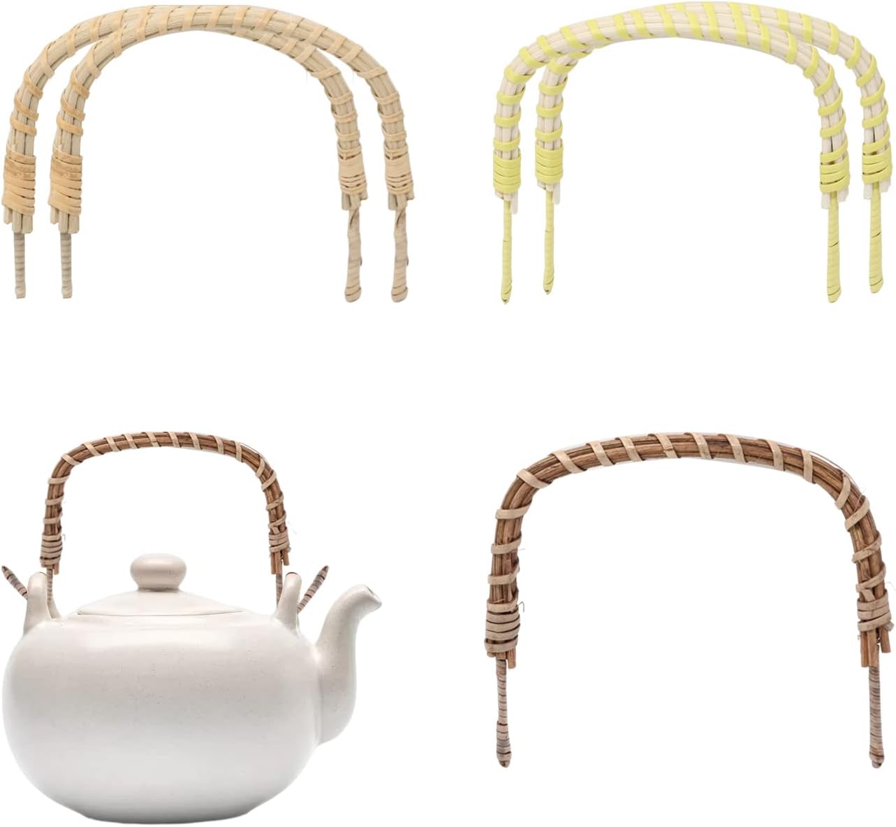Amazon.com | Ruiwaer Bamboo Teapot Handle for Ceramic and Pottery Tea ...