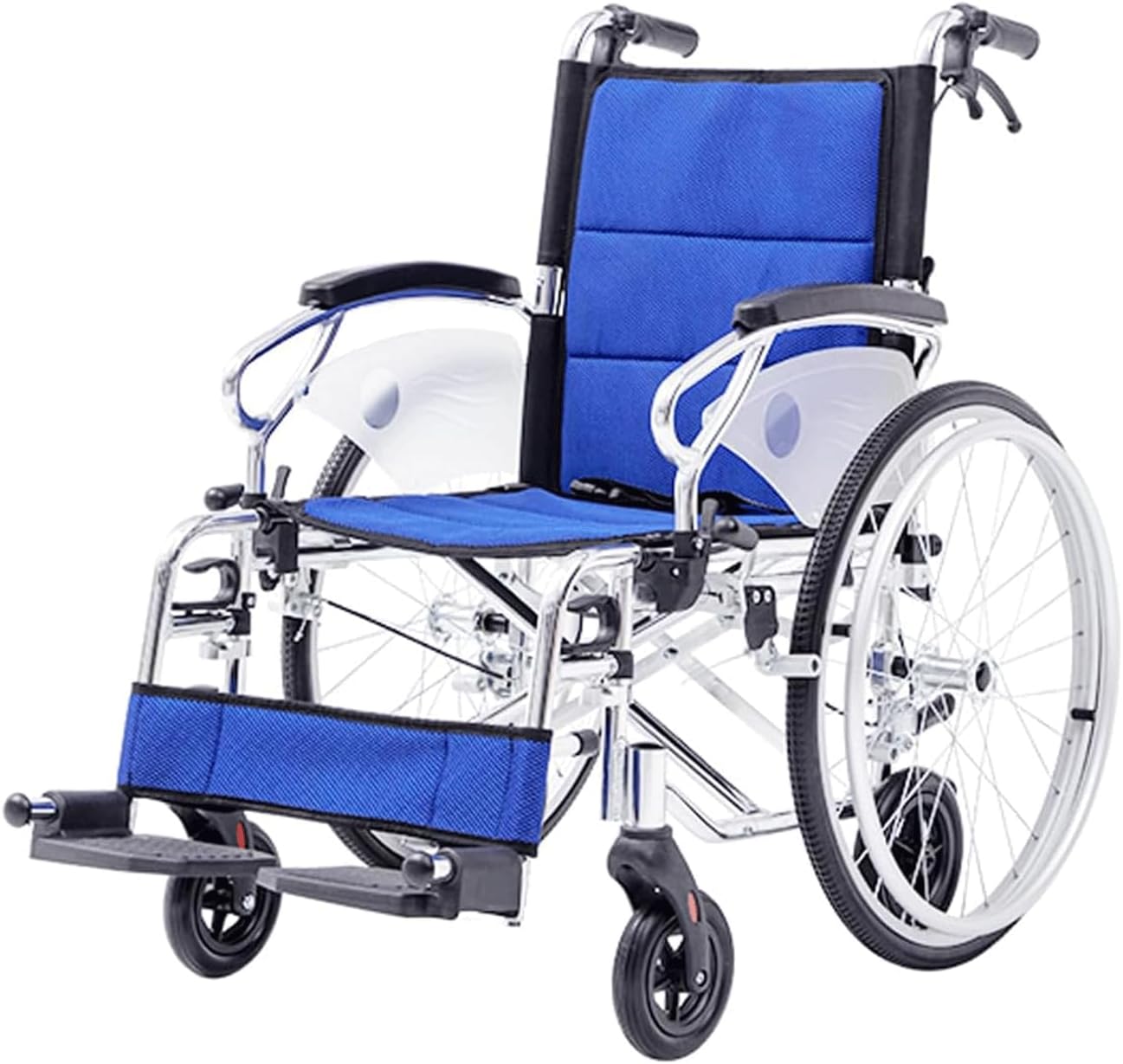 Amazon.com: Portable Wheelchairs Aluminium Alloy Folding Wheelchair ...