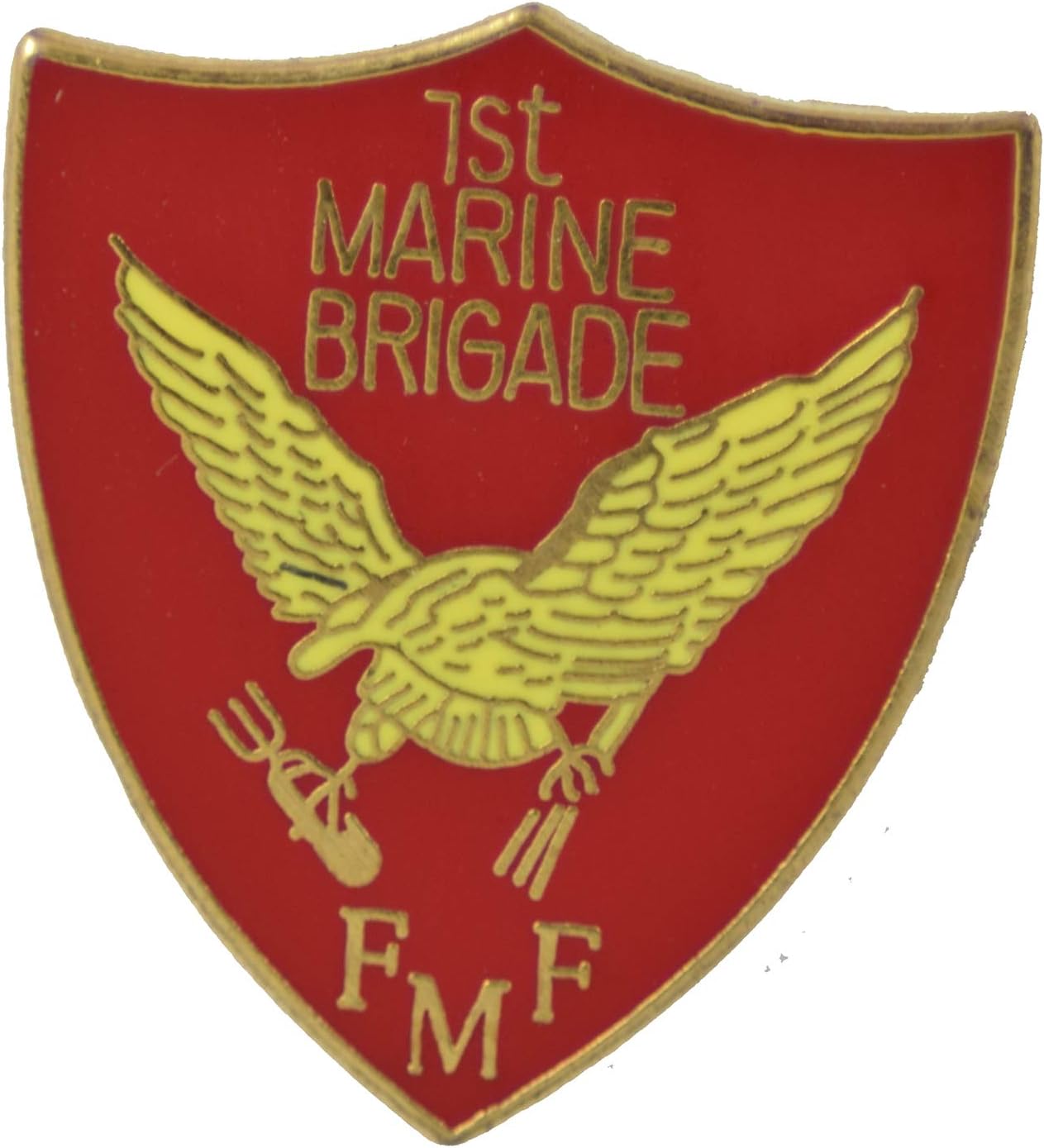 Amazon.com: 1ST MARINE BRIGADE FMF LAPEL PIN OR HAT PIN - Size 1 ...