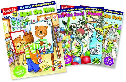 2015 My First Hidden Pictures 4 Book Set: Highlights for Children ...