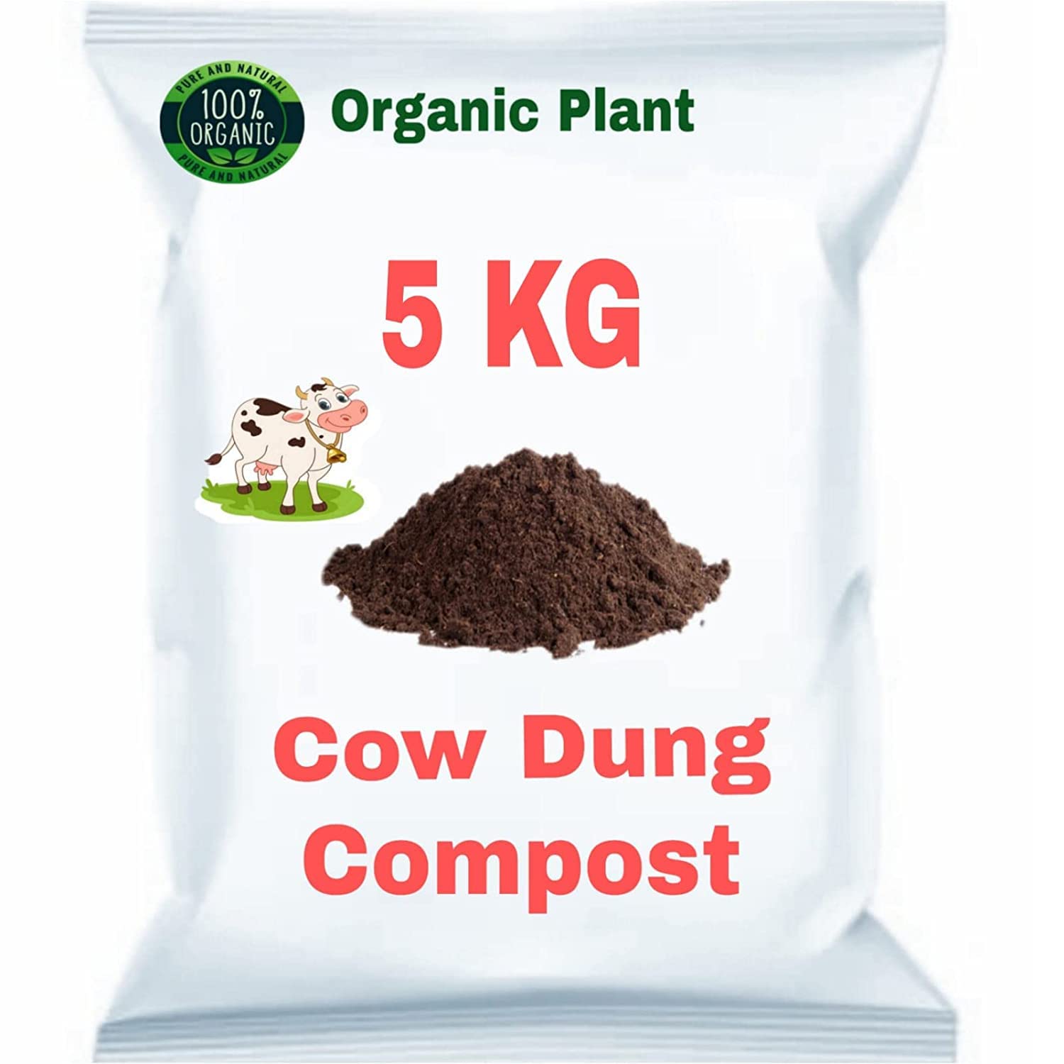 ORGANIC PLANT Cow Dung Manure Powder 5Kg For Plants : Amazon.in: Garden ...